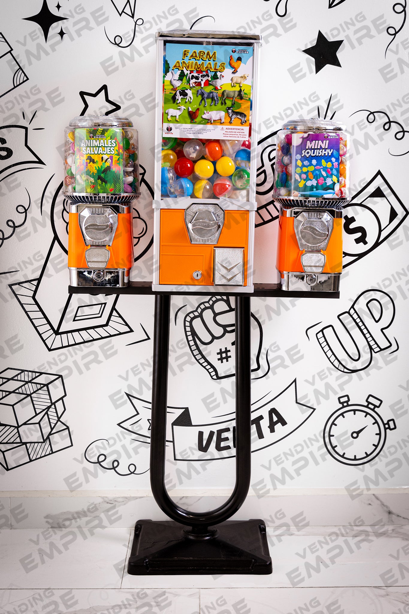 Kit Triple Supremo Vending Empire con Pedestal U