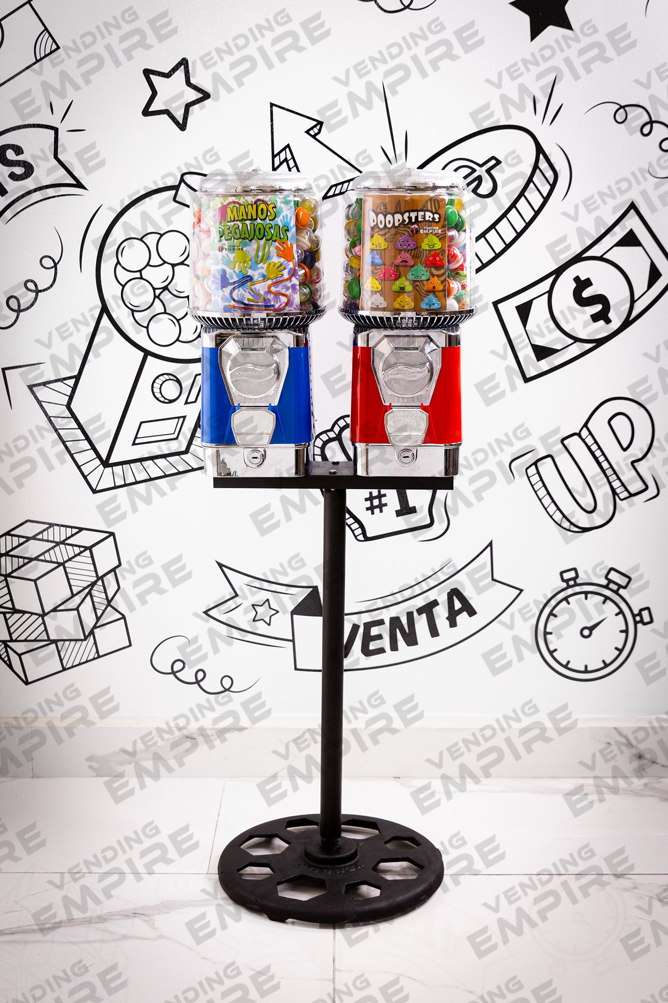 Kit Doble de Maquinas Supremas con Pedestal Vending Empire [Envío Grat